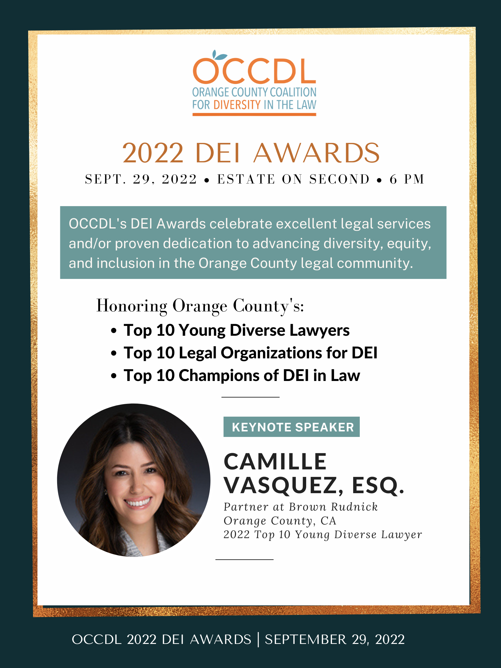 2022 DEI Awards Ceremony – OCCDL
